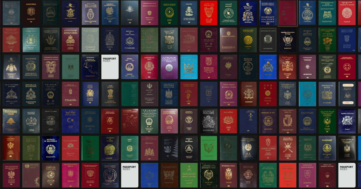 ¿Por qué todos los pasaportes del mundo vienen solo en cuatro colores?