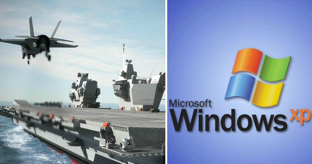 El portaaviones más poderoso de la flota británica usa... ¿Windows XP?