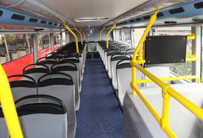 Nuevos camiones de Metrobús de dos pisos