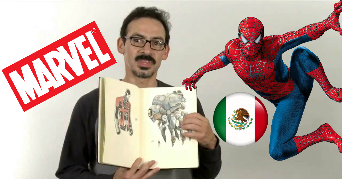 El mexicano que de niño soñaba con dibujar a Spiderman y hoy trabaja en ...