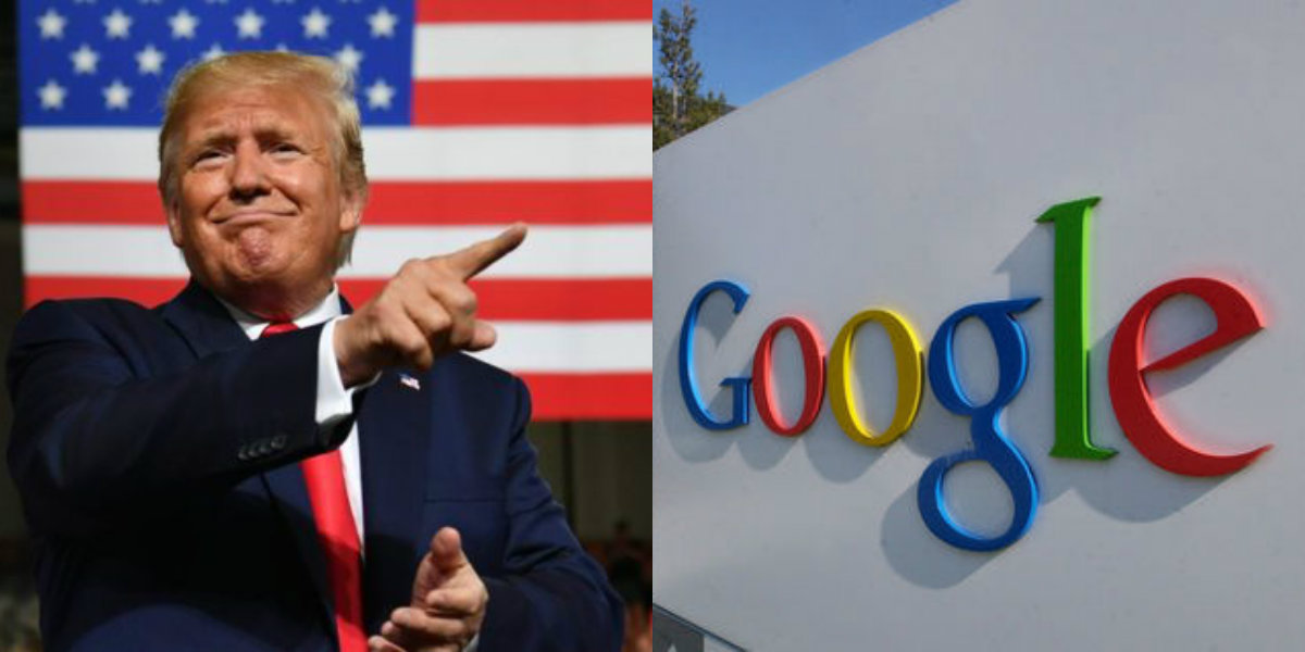 Esta es la razón por la que Trump pide que denuncien a Google