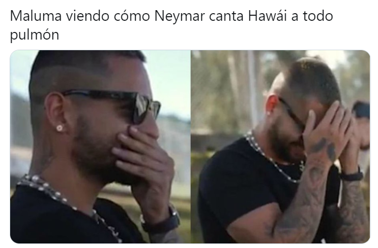 Maluma cierra su IG tras burlas de Neymar y le llueven los memes