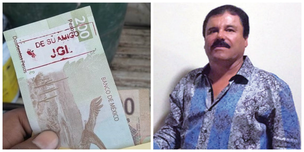 Aparecen billetes con las iniciales de 'El Chapo' y son válidos - GoBizNext