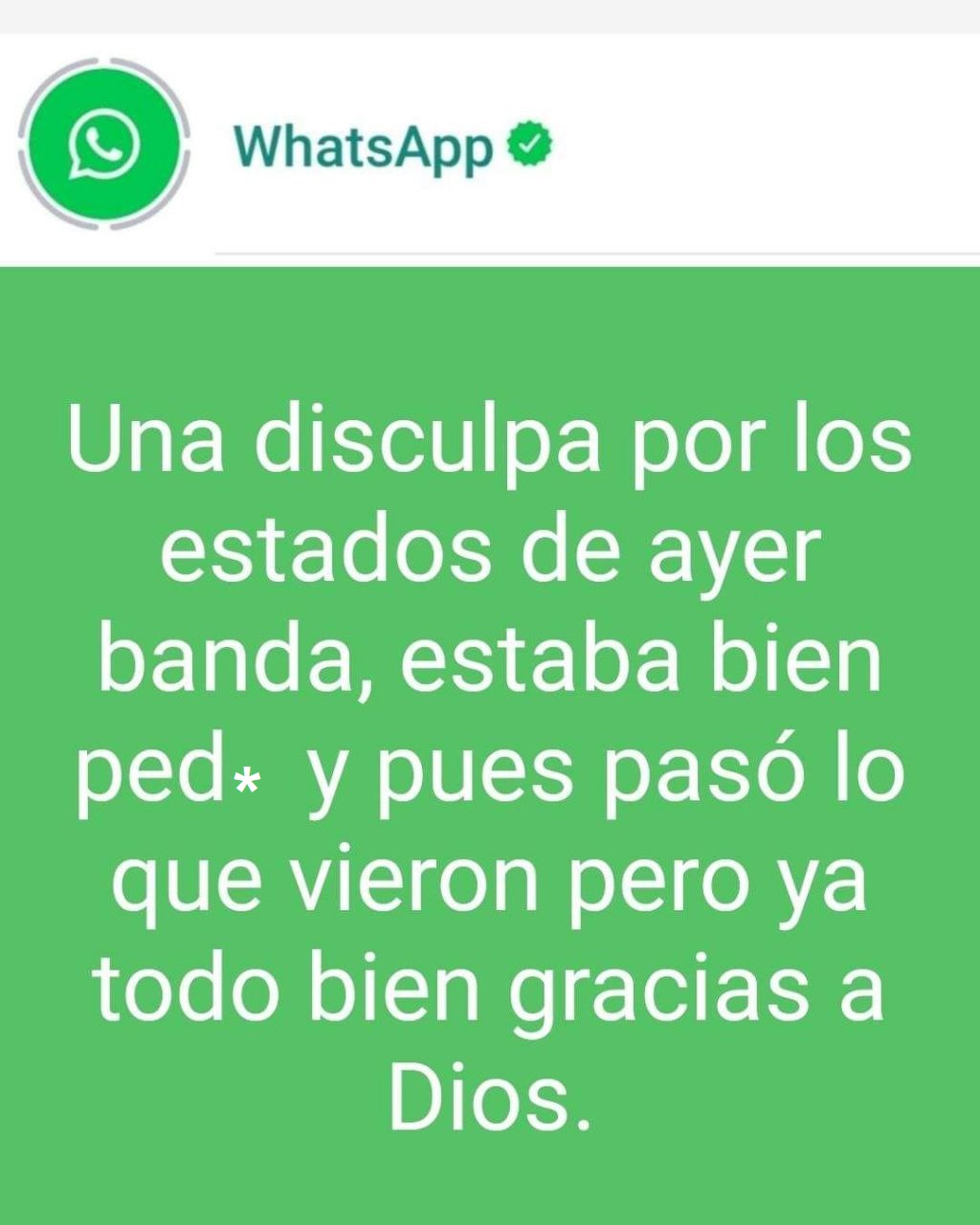 Los memes de las "disculpas" de WhatsApp en sus estados